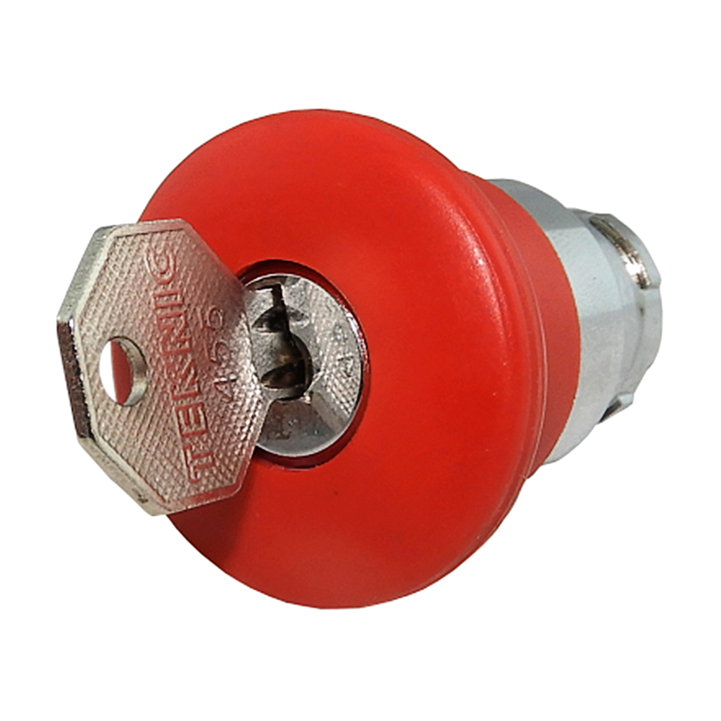 2AMLKB4 — HONGO CON LLAVE COLOR ROJO | Acotron Electrónica Industrial